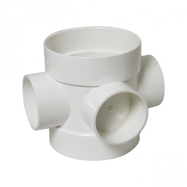 FLOPLAST 110MM WHITE SHORT BOSS PIPE SP583W