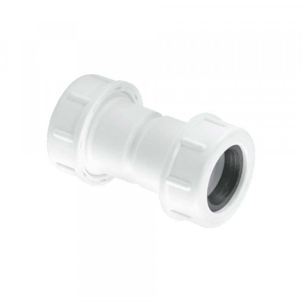 MCALPINE 19MM -23MM OVERFLOW UNIVERSAL STRAIGHT CONNECTOR R1M