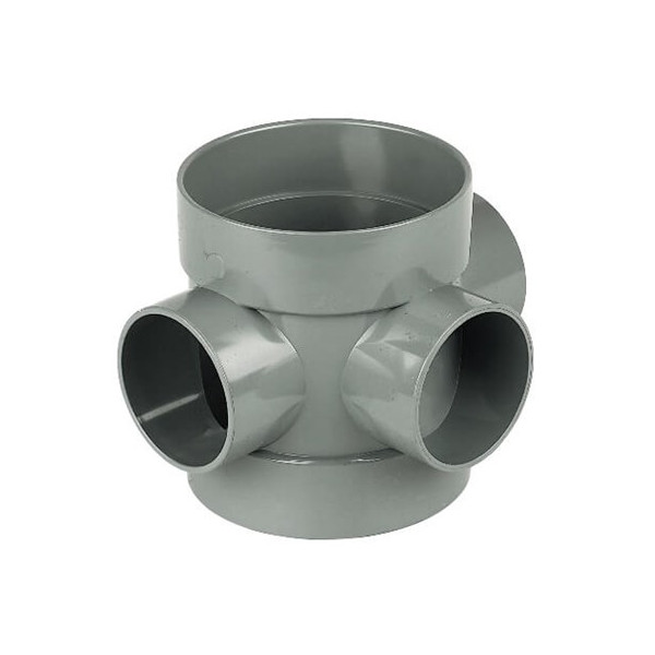 FLOPLAST 110MM GREY SHORT BOSS PIPE SP583G