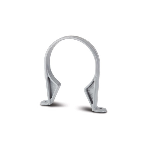 TUPLING 82MM SADDLE BRACKET FOR PIPE GREY